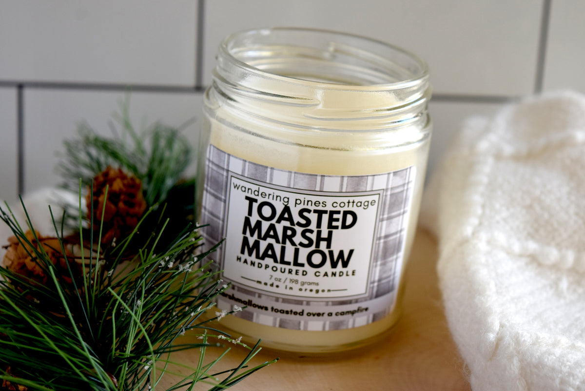 Toasted Marshmallow Candle – Wandering Pines Cottage
