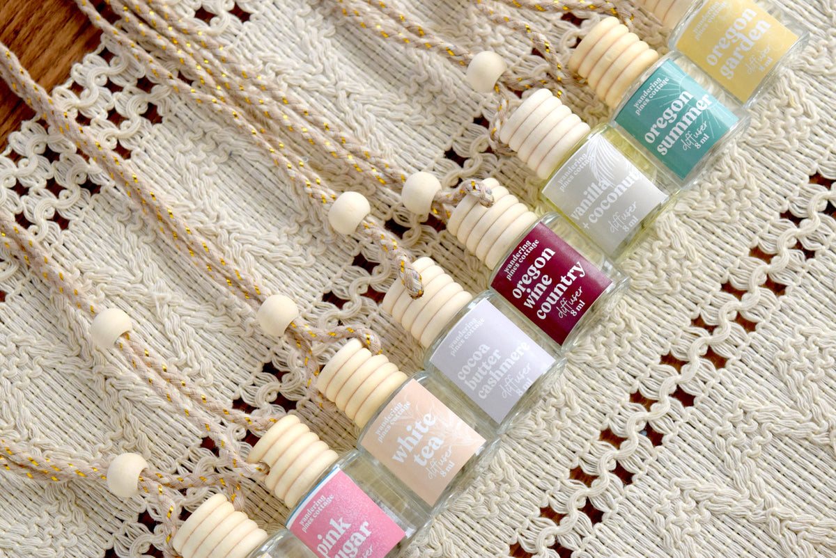 Hanging Car Diffuser – Wandering Pines Cottage