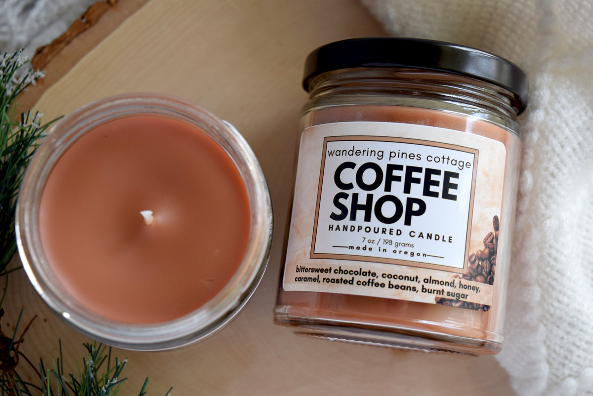 Coffee Shop Candle – Wandering Pines Cottage