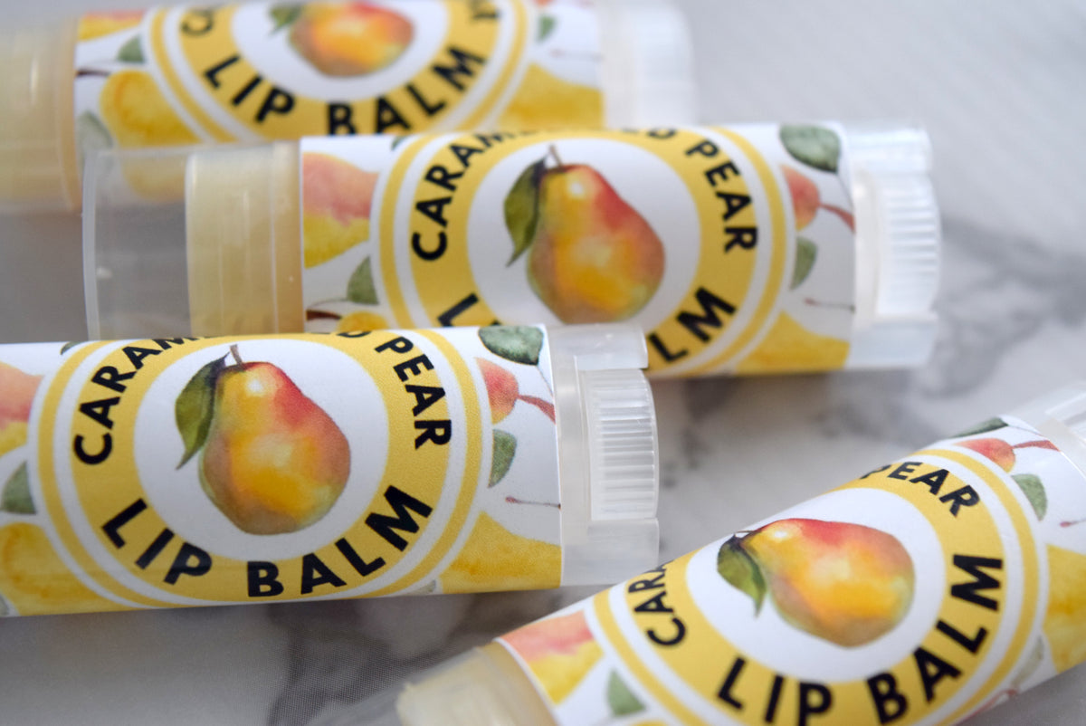 Caramelized Pear Lip balm – Wandering Pines Cottage