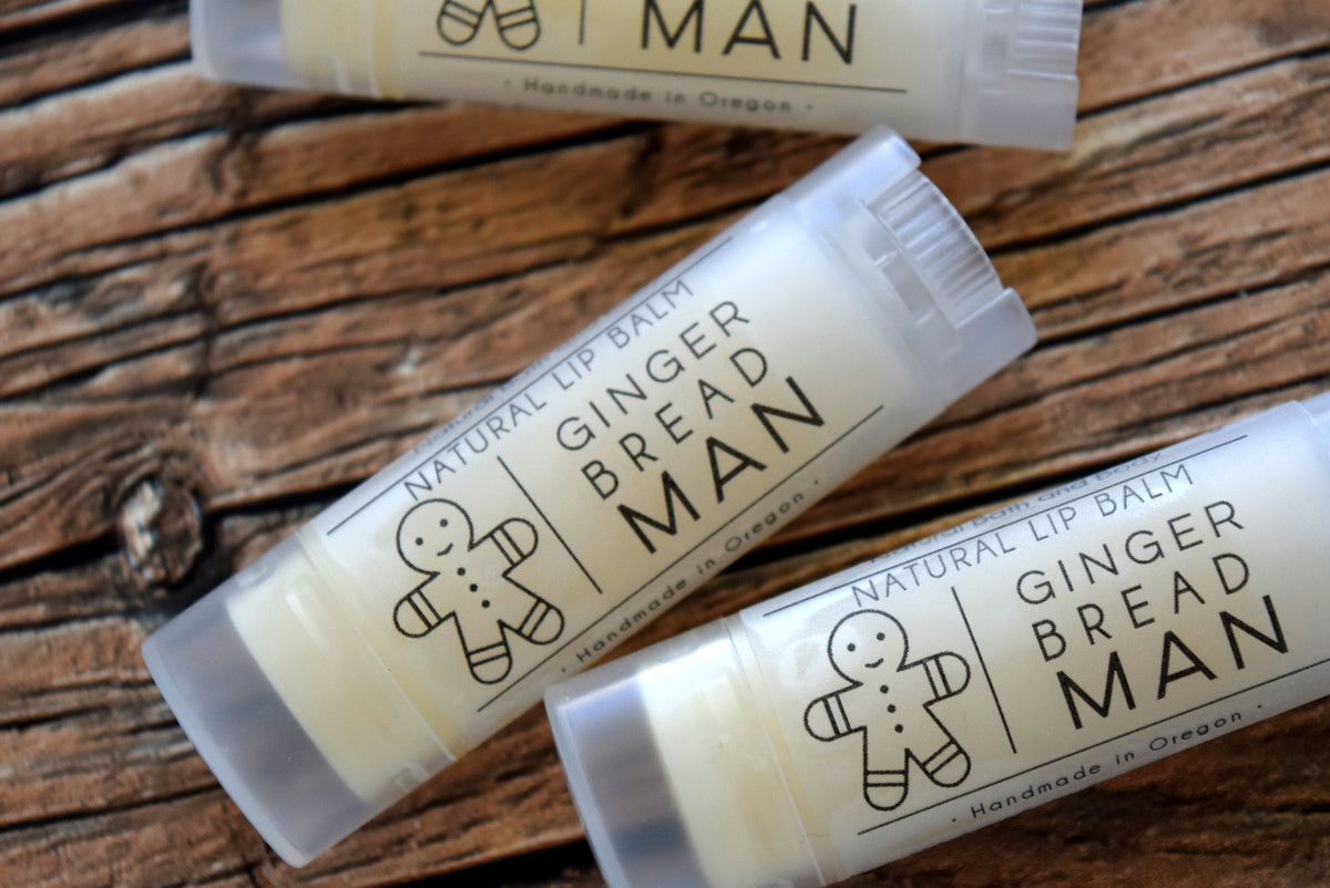 Gingerbread Man Lip Balm – Wandering Pines Cottage