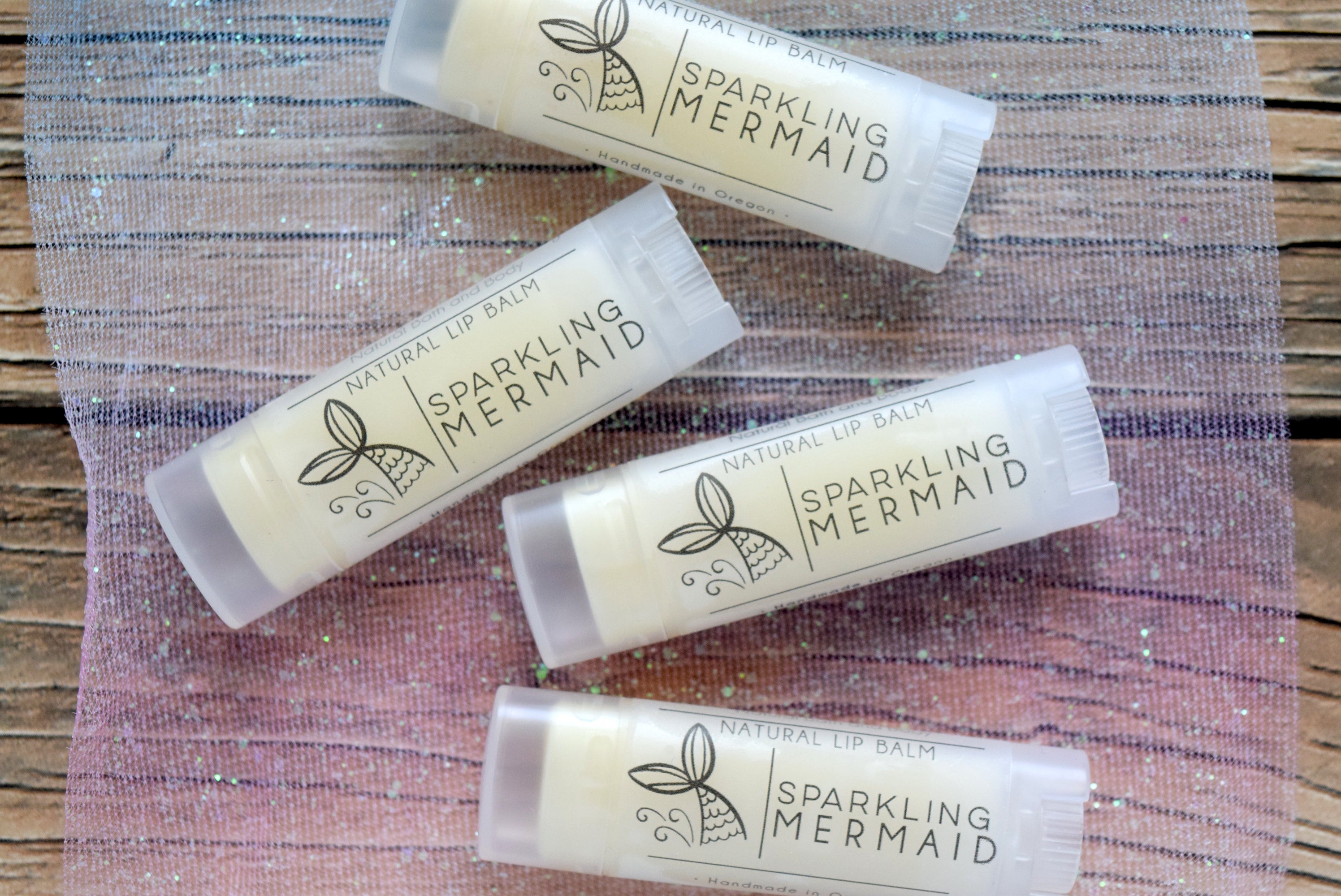 Sparkling Mermaid Lip Balm – Wandering Pines Cottage